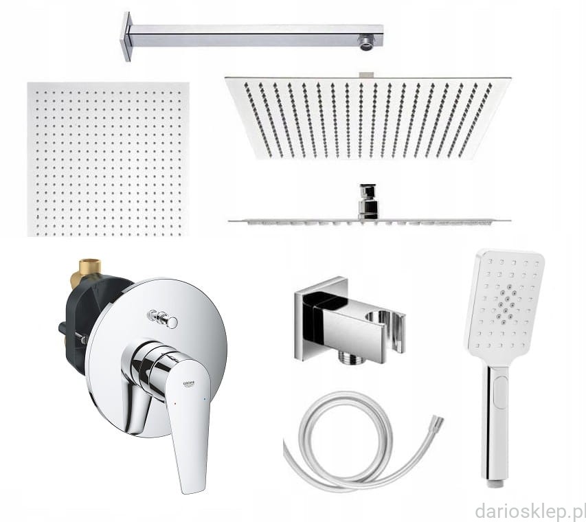 Baterie podtynkowe - zestawy Grohe, kod: 29079001+SLIM 25